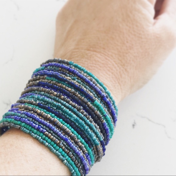 Jewelry | Beaded Bangle | Poshmark